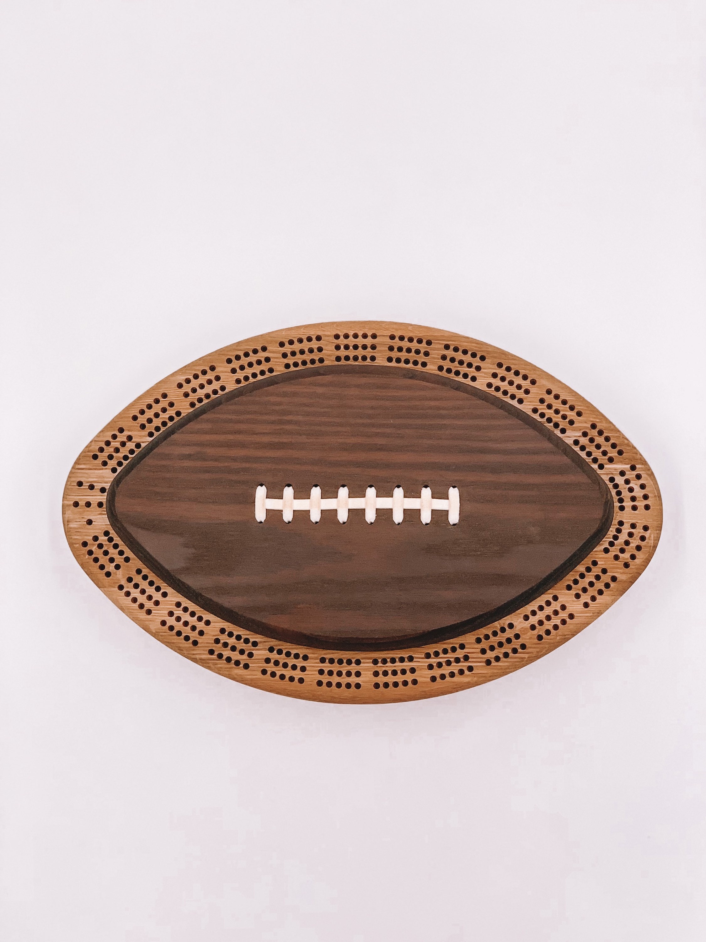 Game Day Cribbage Board, Football Cribbage Board With Storage for Cards ...