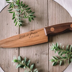 Personalized Wood Cake Knife for Wedding Gift or Celebrations ...