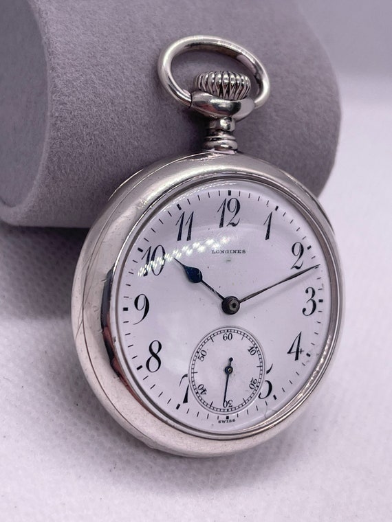 Vintage silver longines pocket - Gem