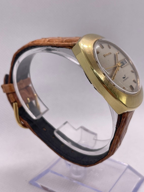 Vintage Bulova Golden Clipper 1969 Automatic Day Date… - Gem