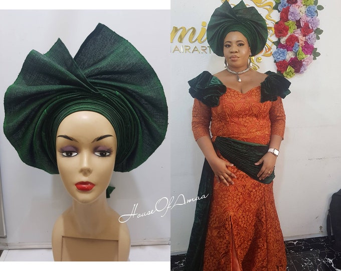 Nigerian Auto-gele - Laser Cut With Twist - Etsy Canada