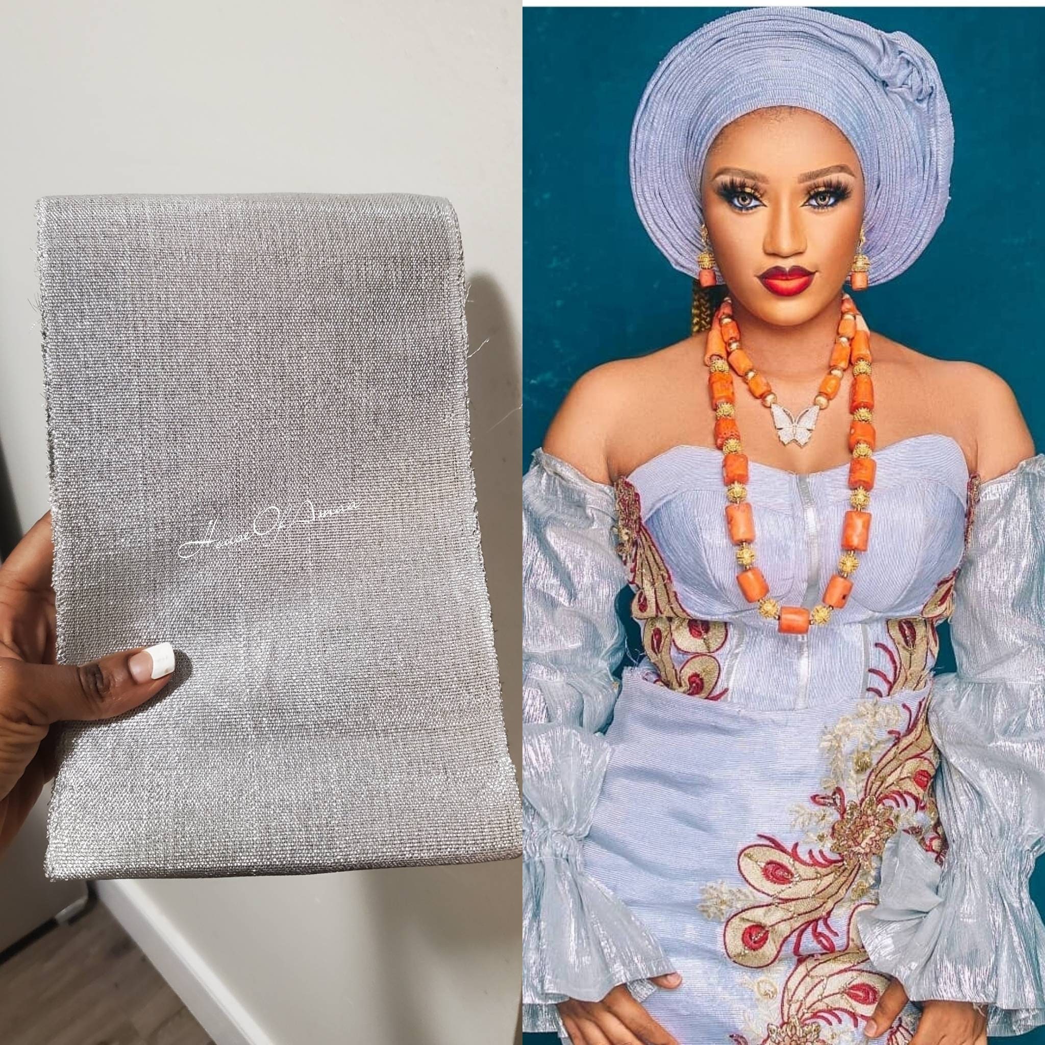 METALLIC Asooke / TWO-TONED Asoke / Aso Oke - Etsy