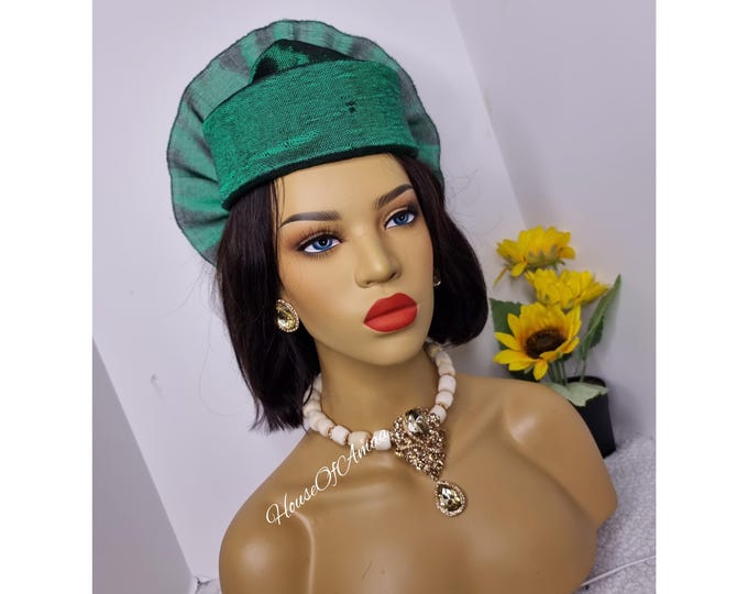 Zara Cap, Autogele, Already Sewn, Zara Cap With Asooke, Pre-tied ...