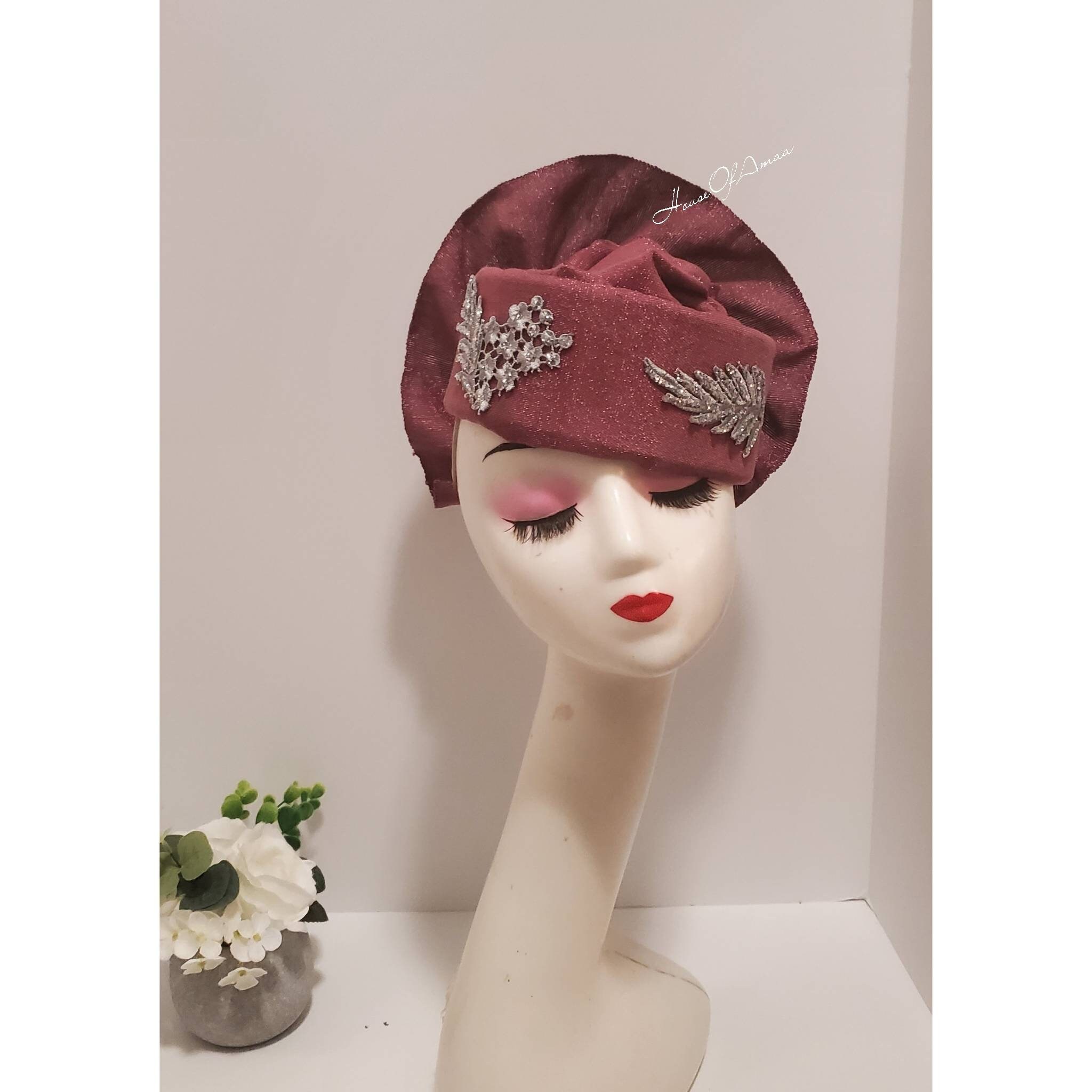 Zara Cap, Autogele, Already Sewn, Zara Cap With Asooke, Pre-tied ...