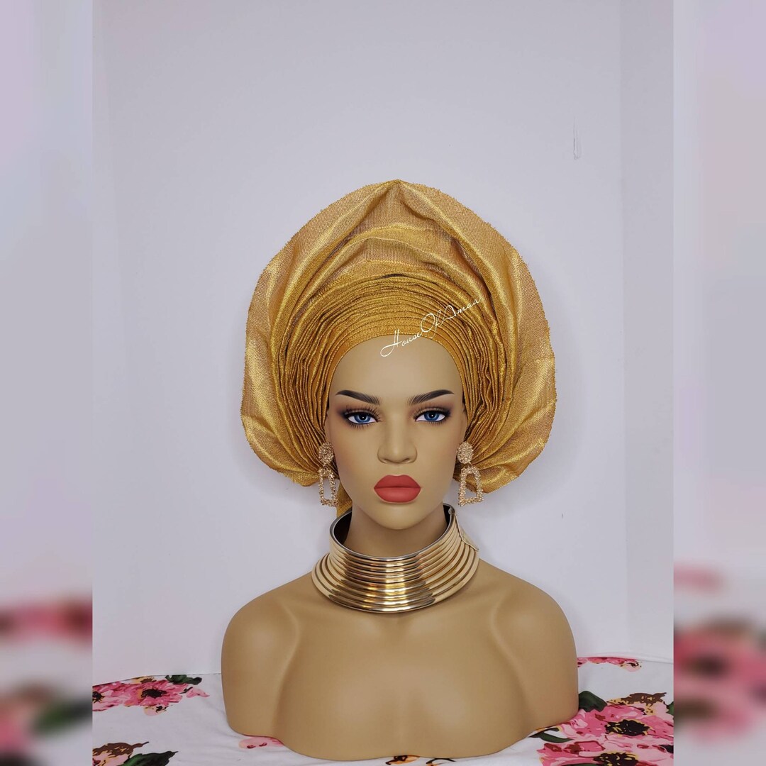 Autogele (pre-tied Gele) | High Life Style |latest Already Sewn Gele ...