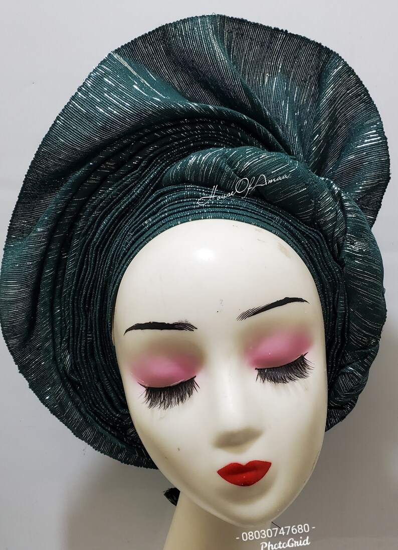 One Sided Fan and Twist Autogele/ Pretied - Etsy