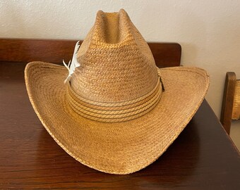 Straw Cowboy Hat - Etsy