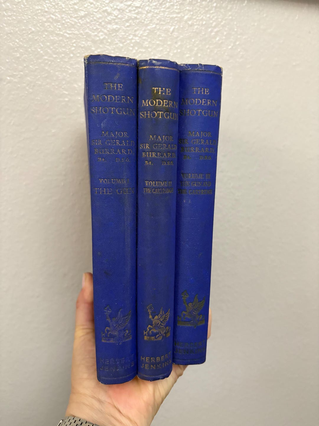 The Modern Shotgun - Three Volume Set - Gerrald Burrard - 1950 Edition ...