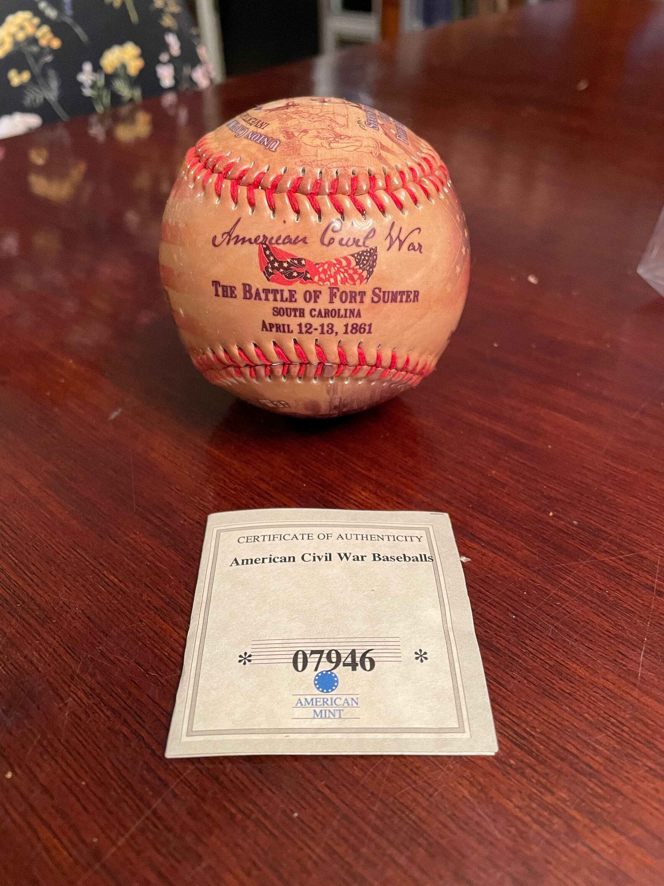 American Mint Commemorative Civil War Baseball 150th - Etsy