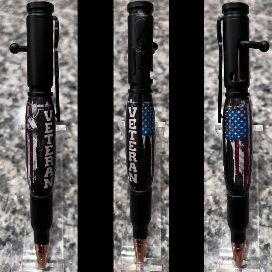 Handcrafted Bolt-action U.S. Veteran Pen - Etsy