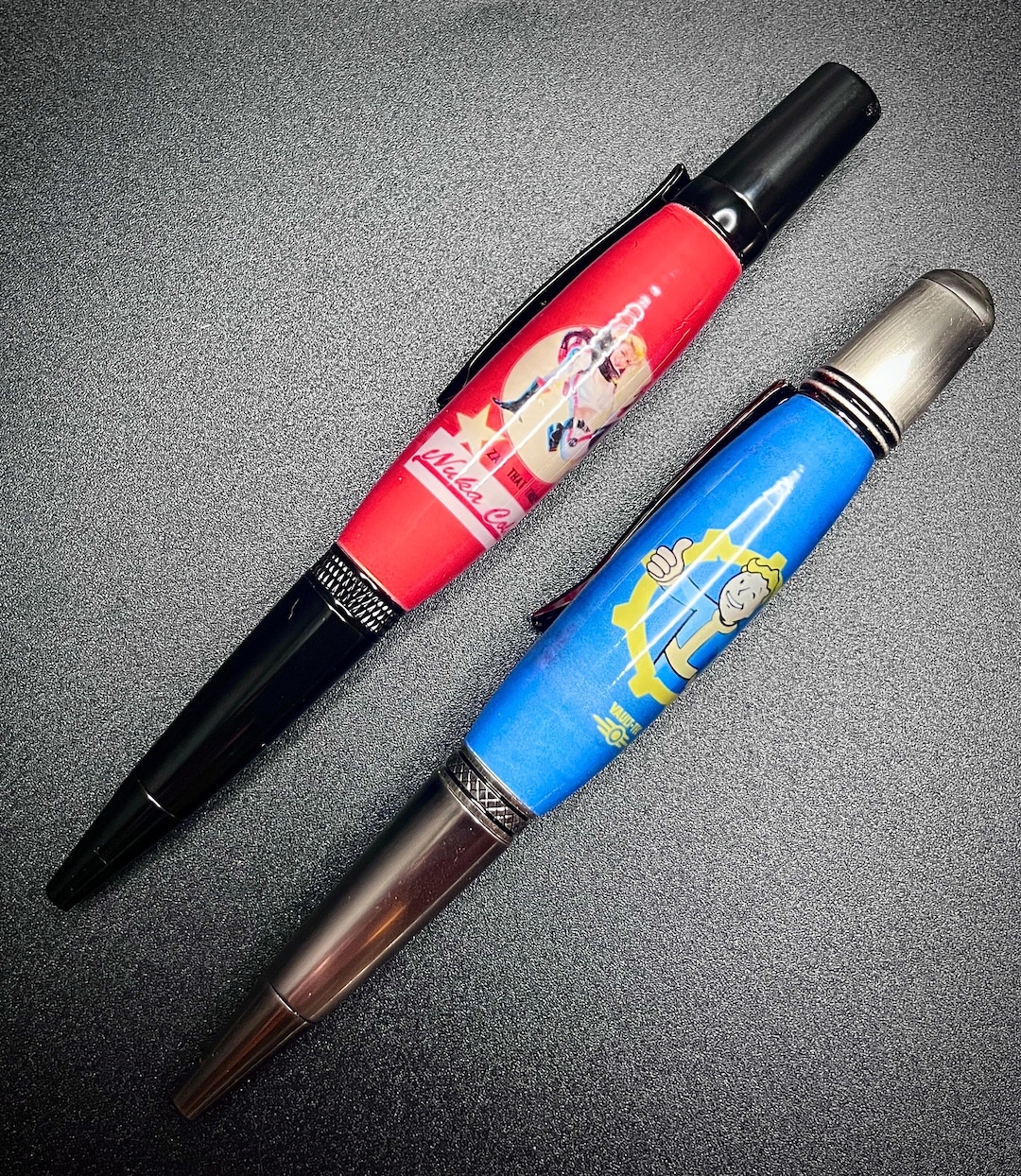 Fallout Inspired Twist Pens - Vault Boy & Nuka-cola - Etsy
