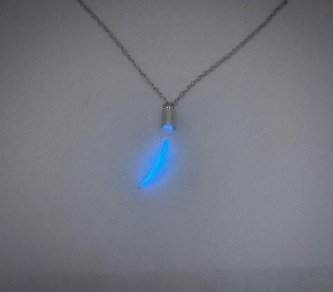 Glow in the Dark Necklace Glow in the Dark Material Glowing - Etsy