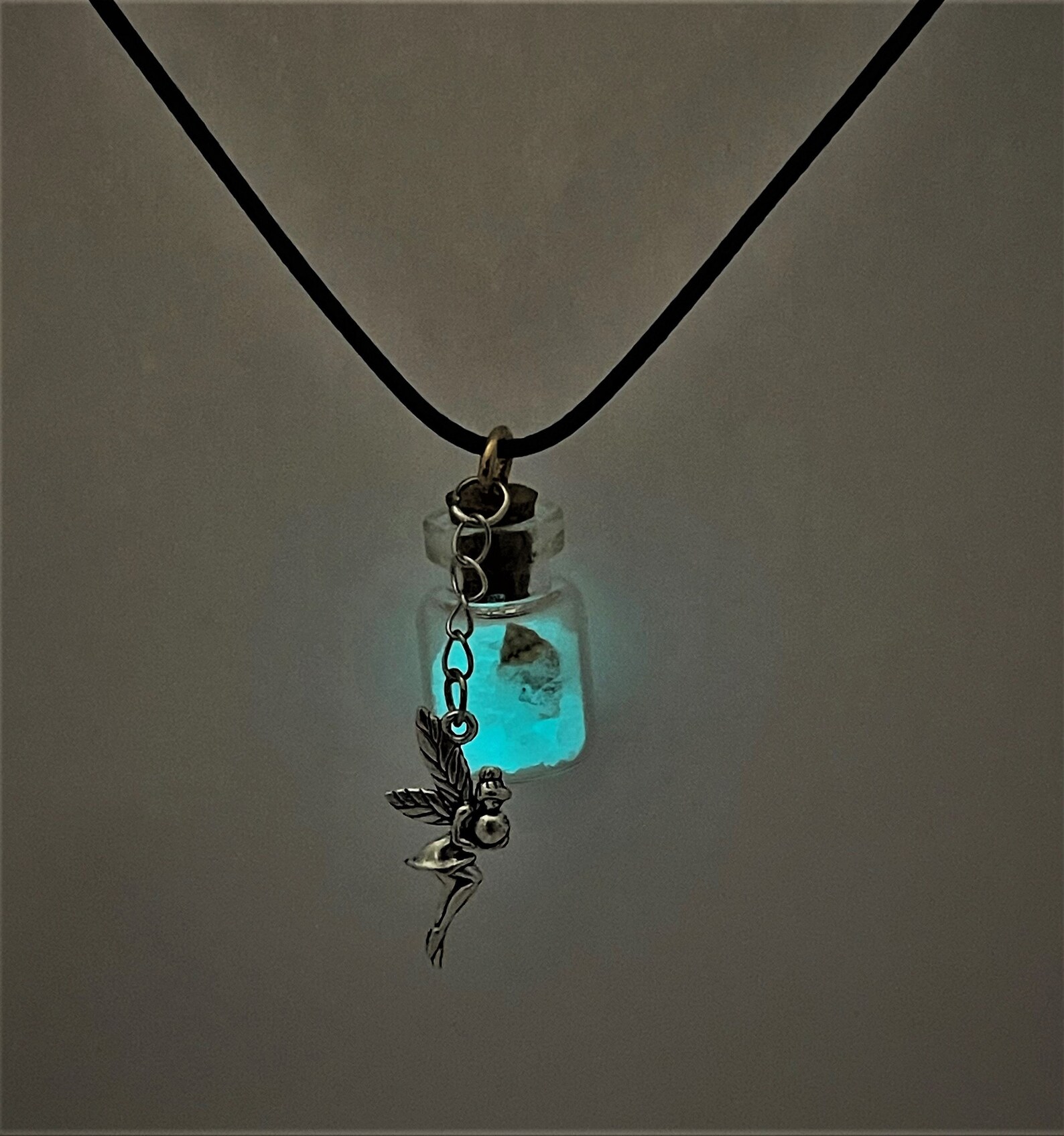 Glow in the Dark Fairy Necklace Tinkerbell Necklace Glow in - Etsy