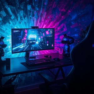 Warm Neon Stream Pack for Kick or Twitch | Animated Screens Overlays - Etsy