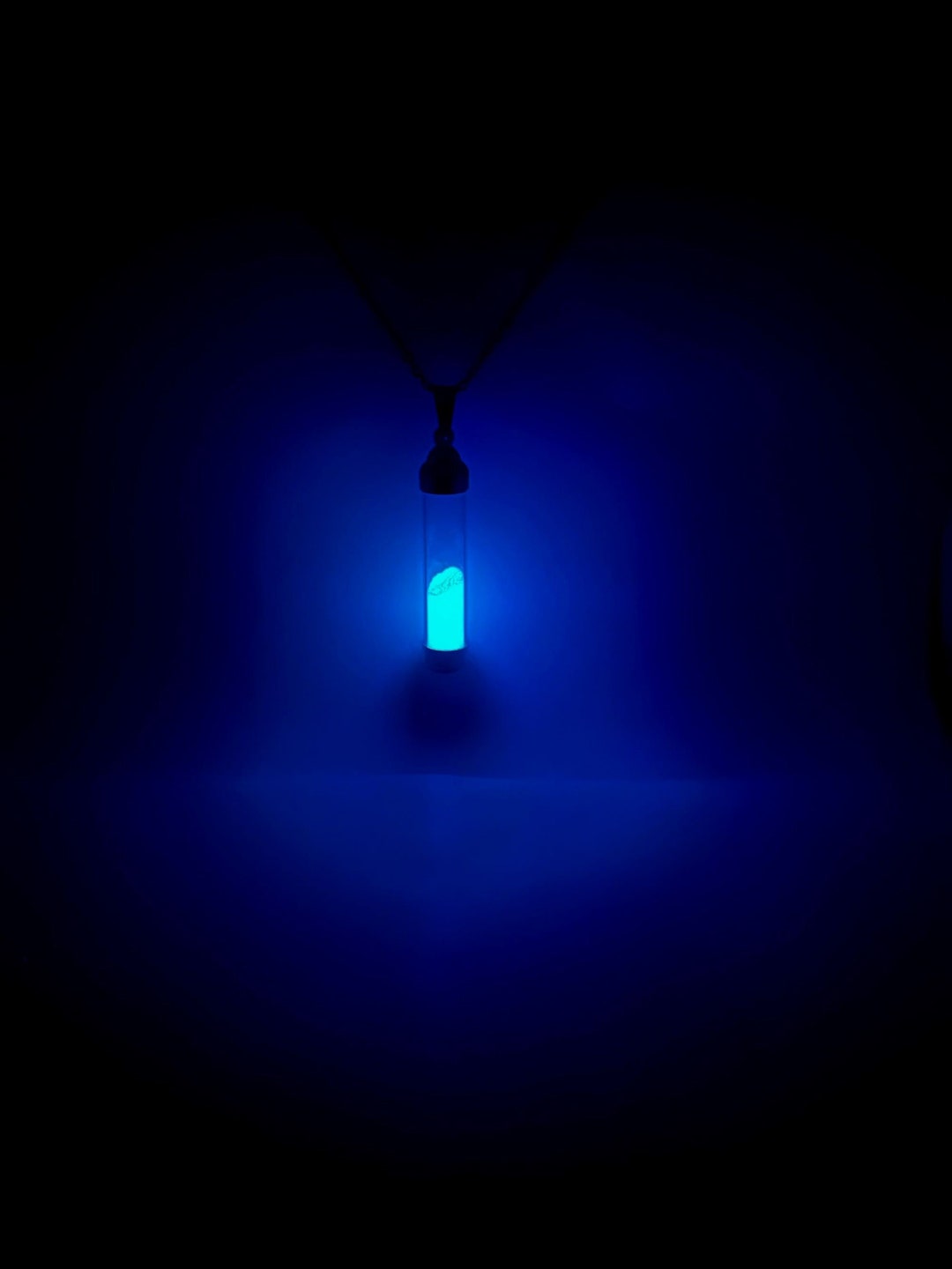 Glow in the Dark Cylinder Necklaces, Long Capsule Necklace, Tube ...