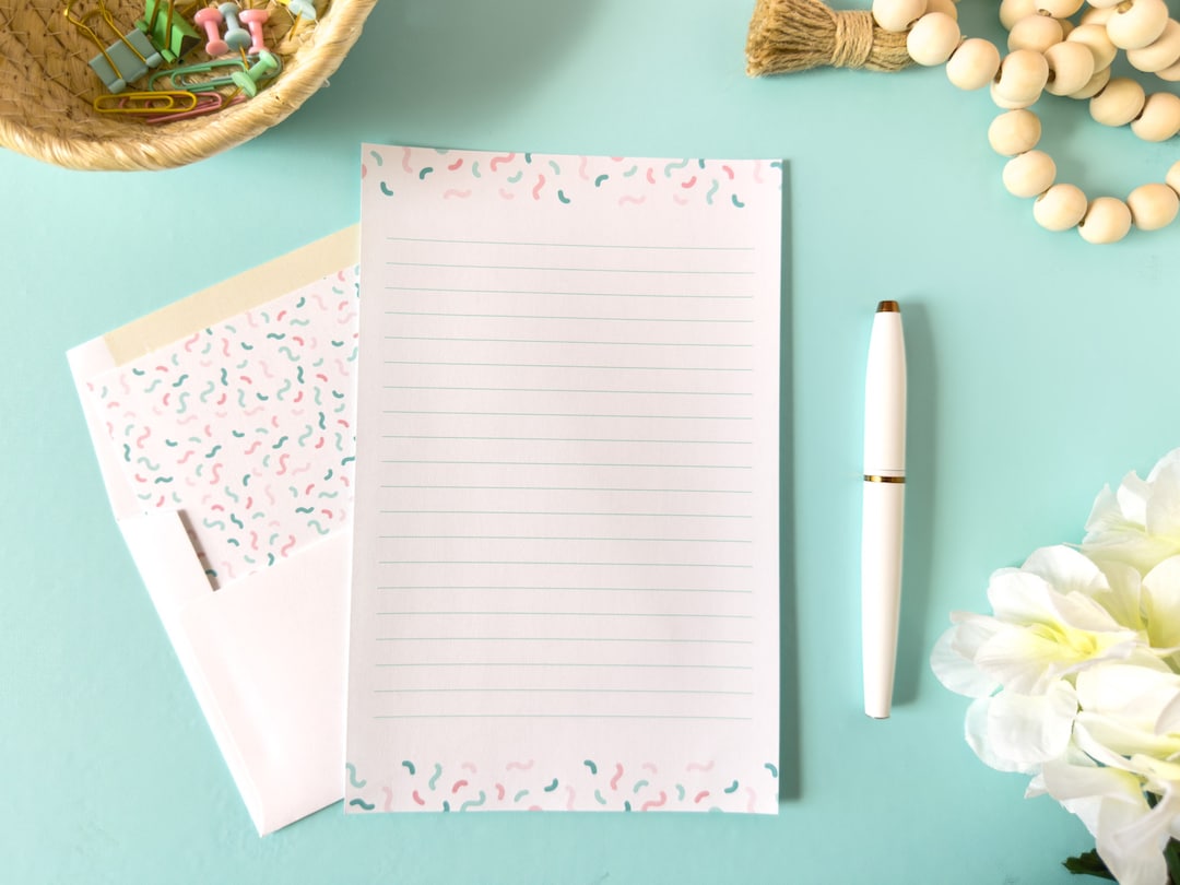 Stationery Paper for Letter Writing Set Writing Paper Stationery Gift ...