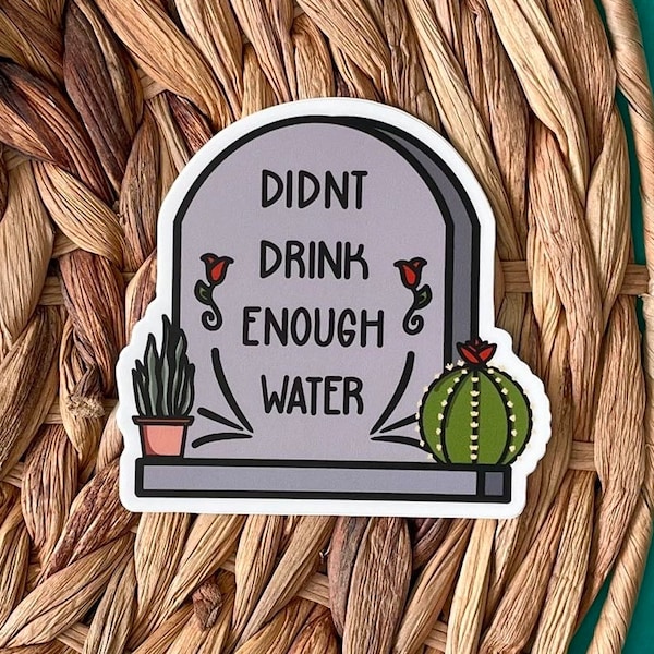 Drink Water Stickers - Etsy