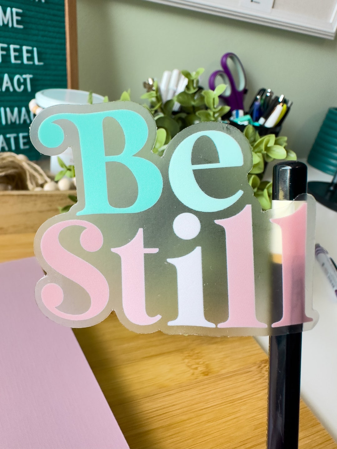 Be Still and Know That I Am God Sticker Decal Laptop Sticker Be Still ...