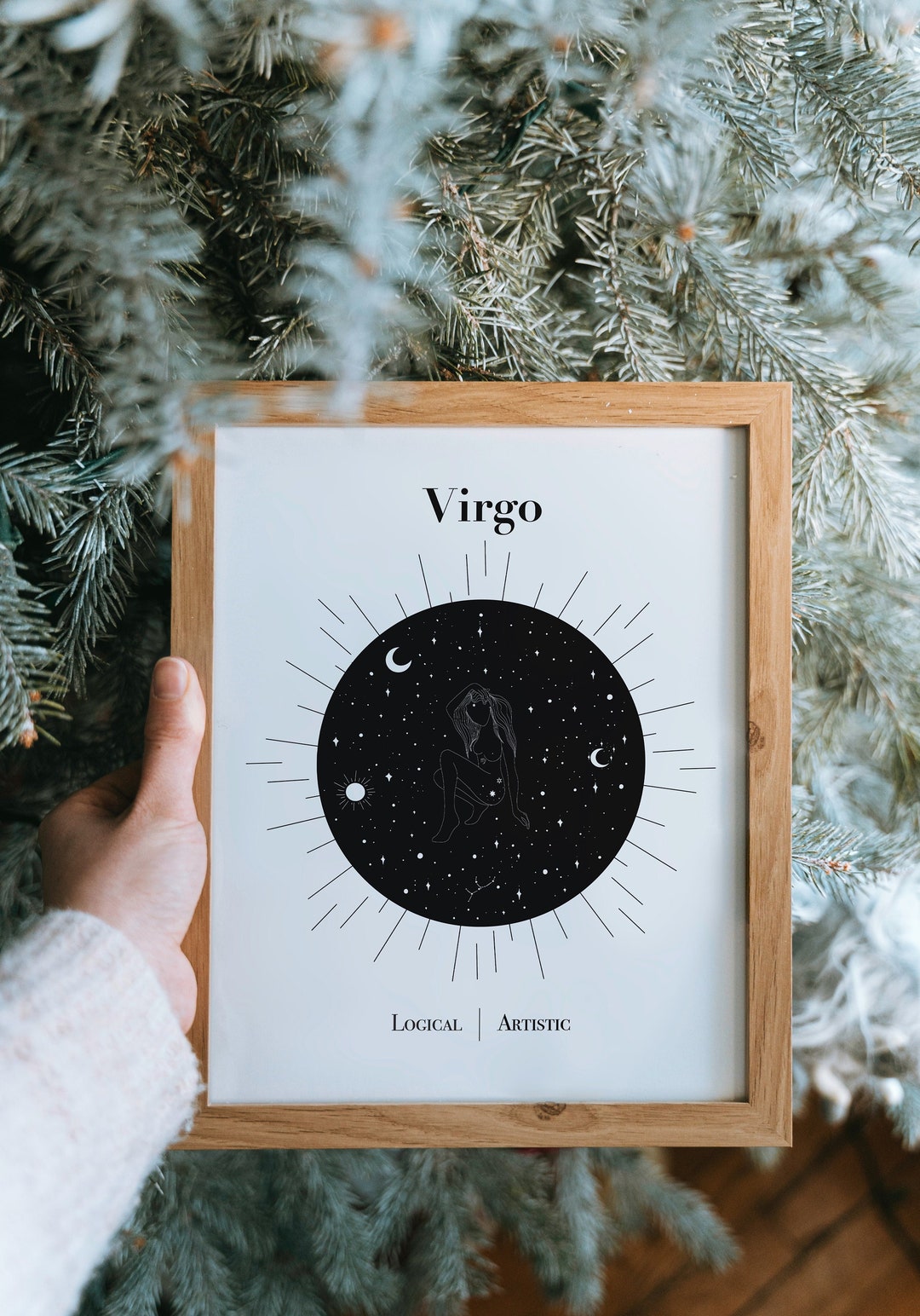 Virgo Zodiac Sign Digital Poster Print - Etsy