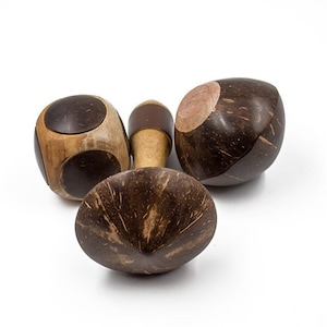 Handcrafted Mini Shakers Made From Coconut Shells | for Percussionists ...