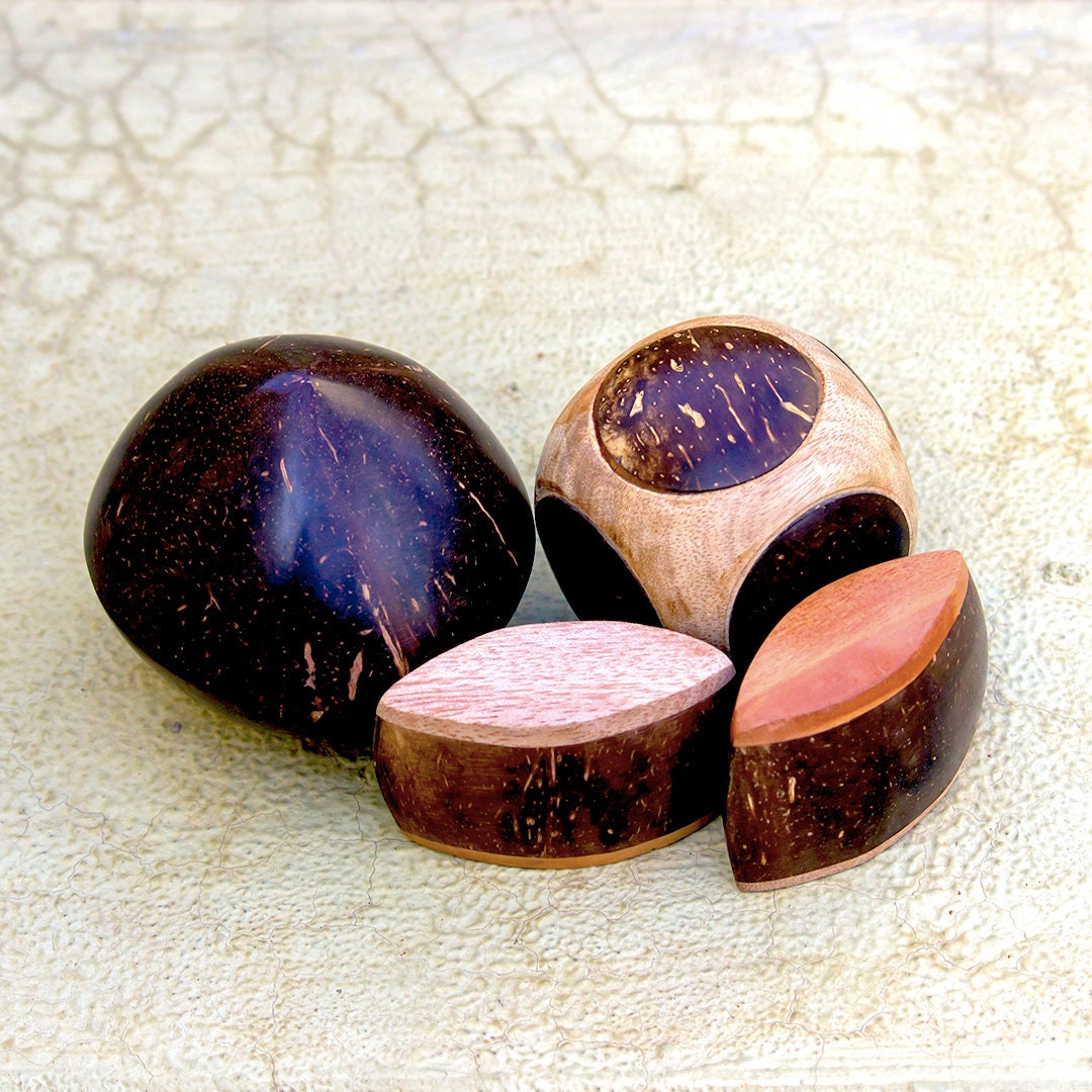 Handcrafted Mini Shakers Made From Coconut Shells for - Etsy