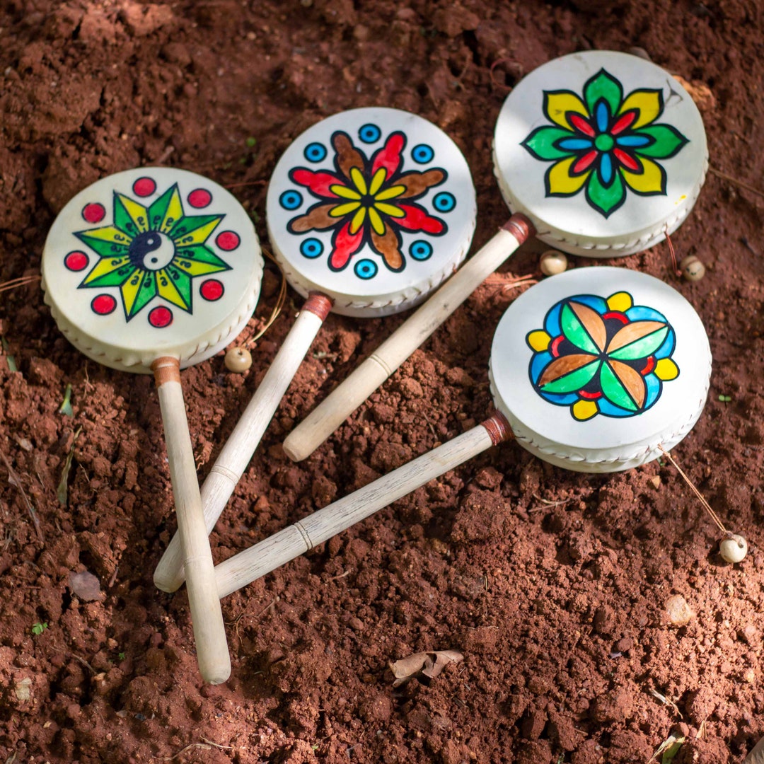 Sarveda Spin/twist Drum | Den Den Daiko | Mini Percussion Musical ...