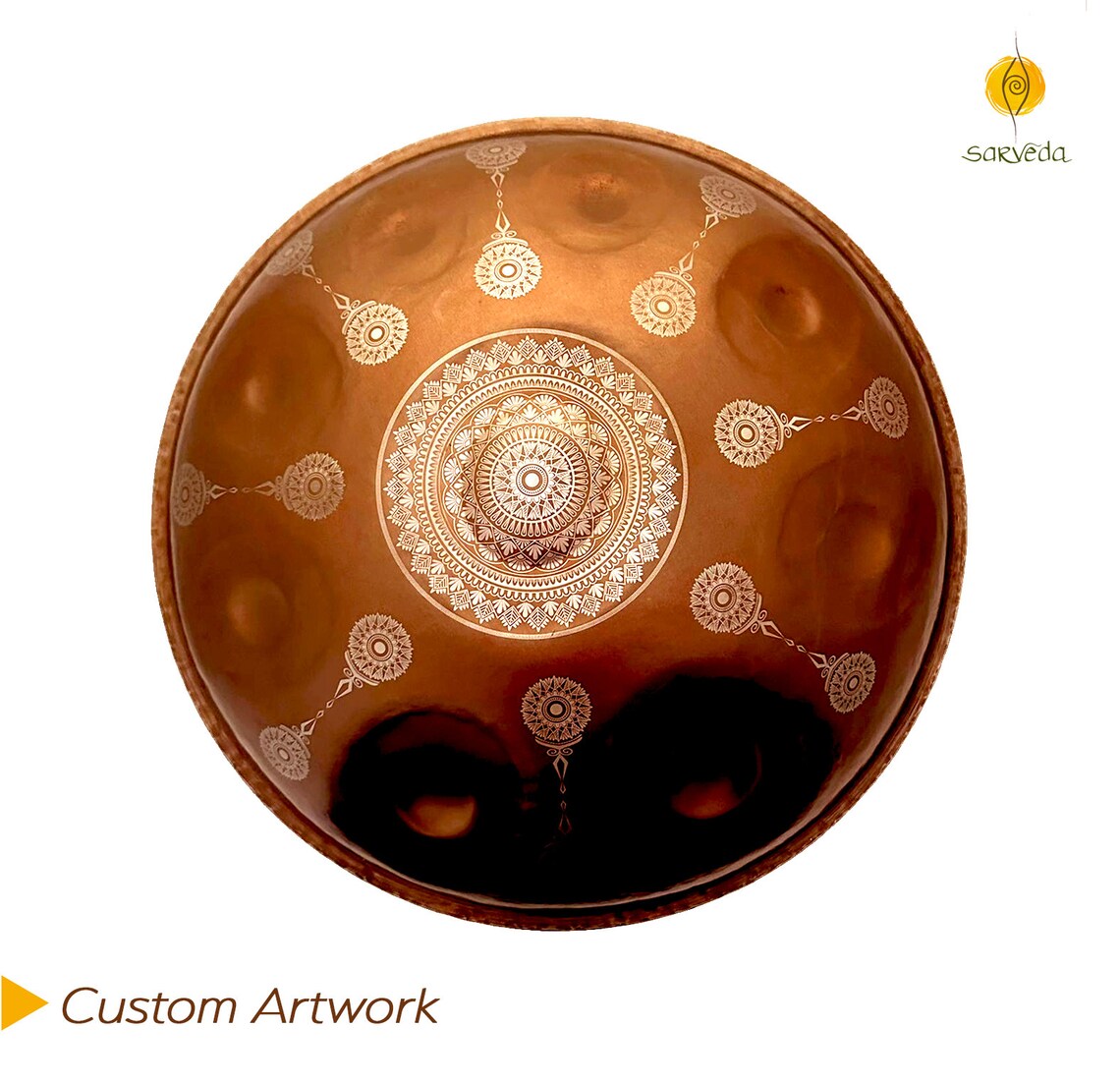 Sarveda 9/10 Notes Handpan Drum – Handcrafted to Precision - Etsy