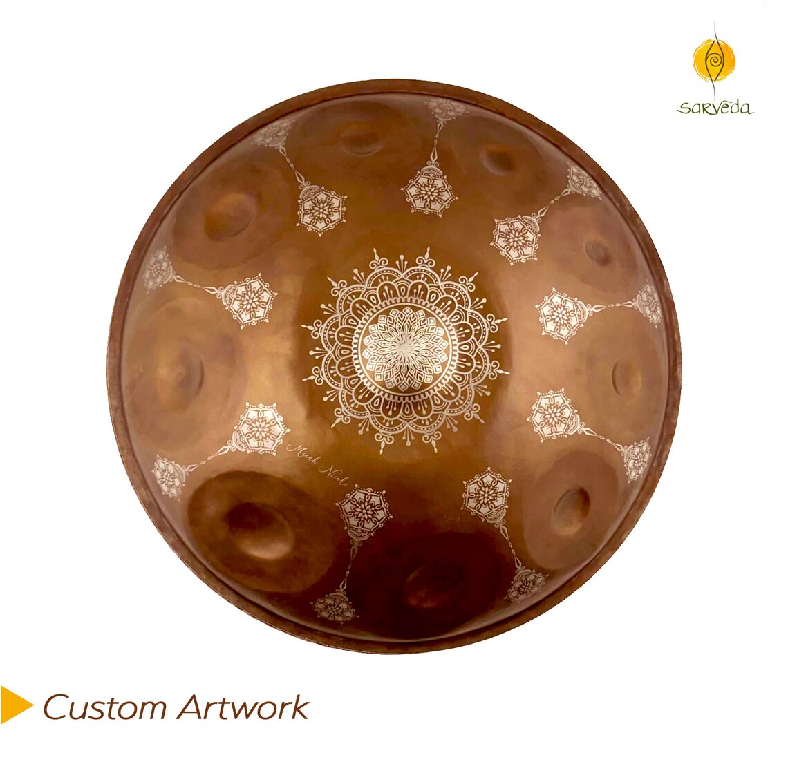 Sarveda 9/10 Notes Handpan Drum – Handcrafted to Precision - Etsy