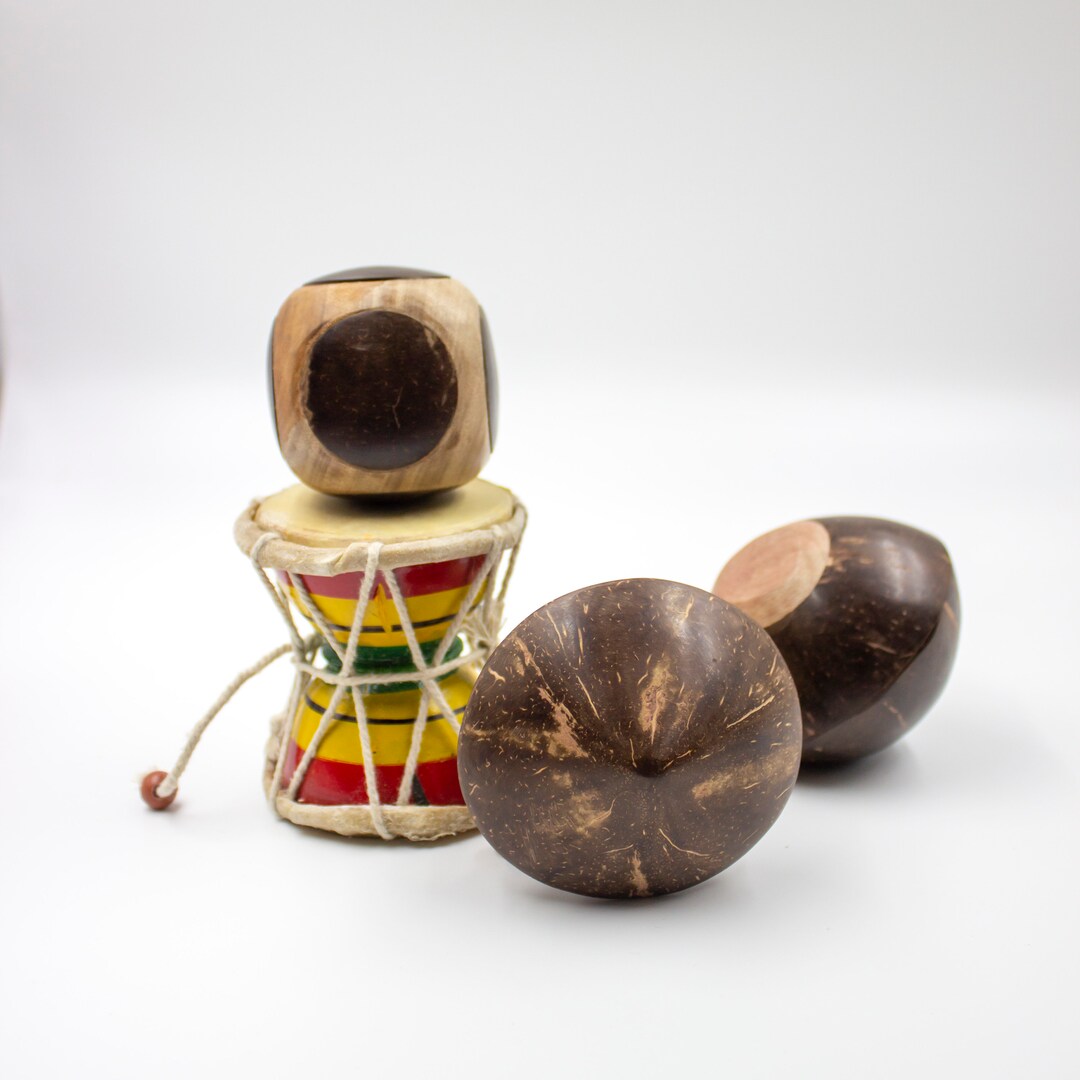 Handcrafted Mini Shakers Made From Coconut Shells Perfect for ...