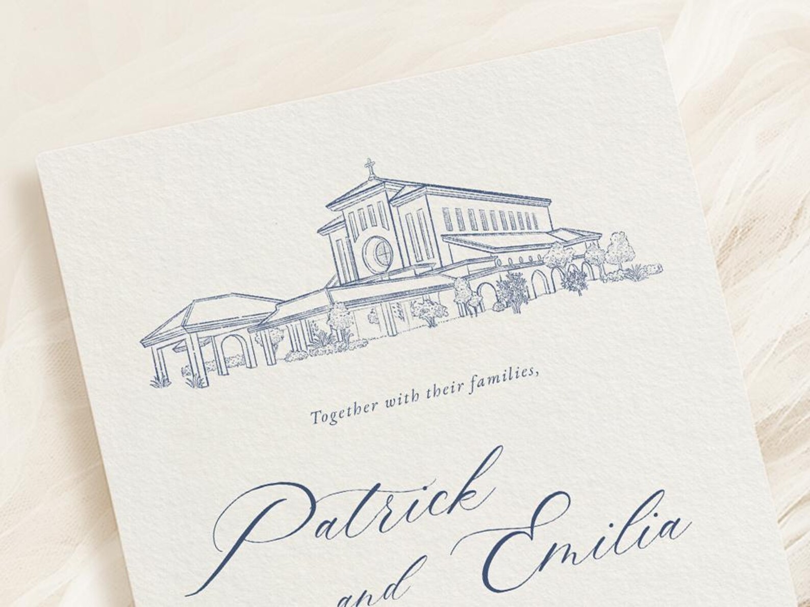 St. Benedict Parish in the Philippines, Venue Illustration, Line ...