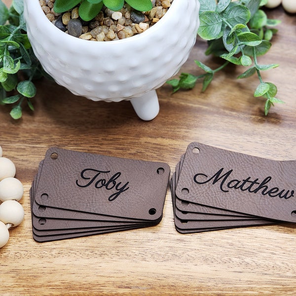 Personalized Name Tags for Hats - Etsy