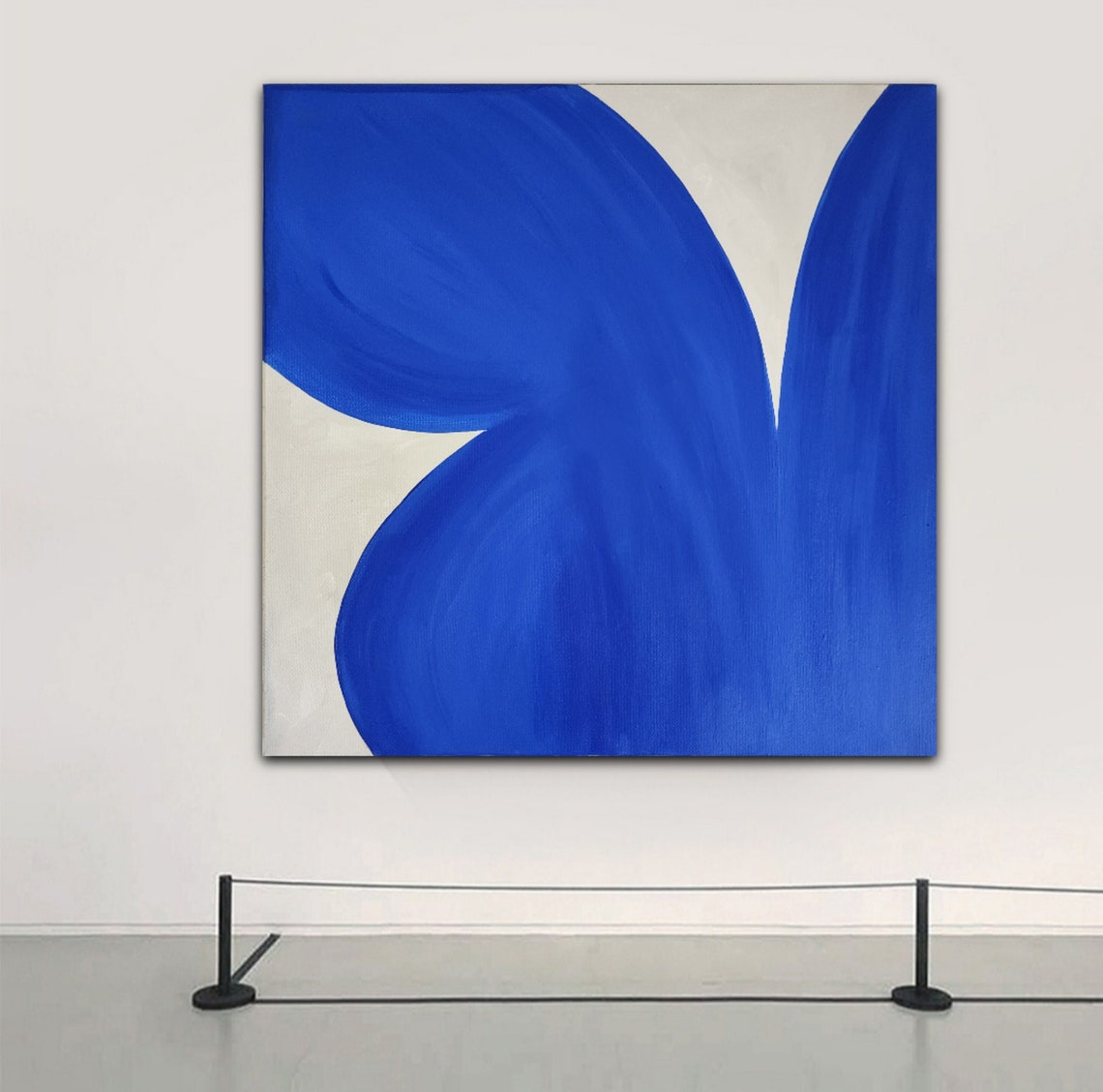 Extra Large Wall Art Abstract,contemporary Art,mid Century Modern,royal ...