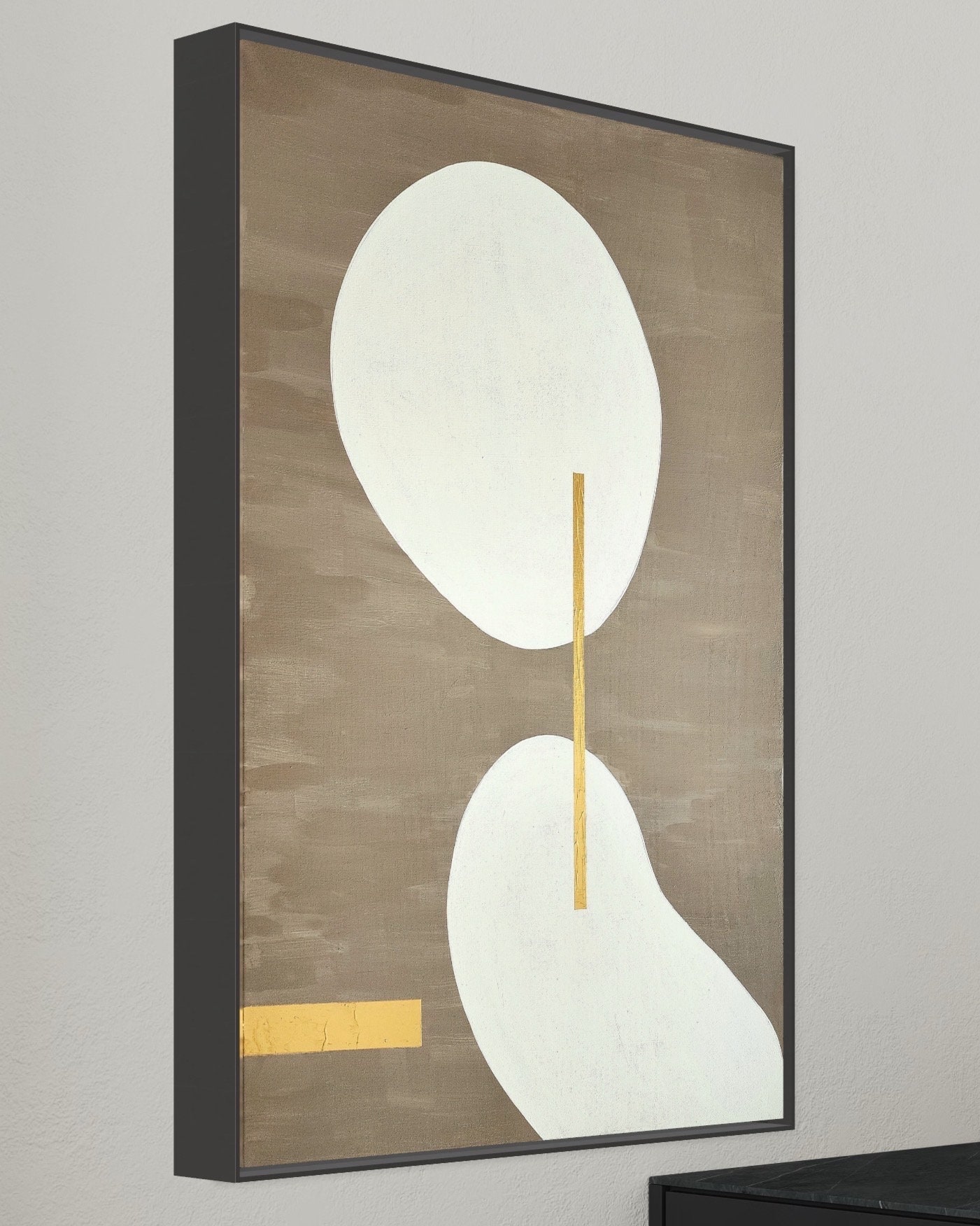 Large Beige Abstract Painting Beige Painting Texture Painting Beige ...