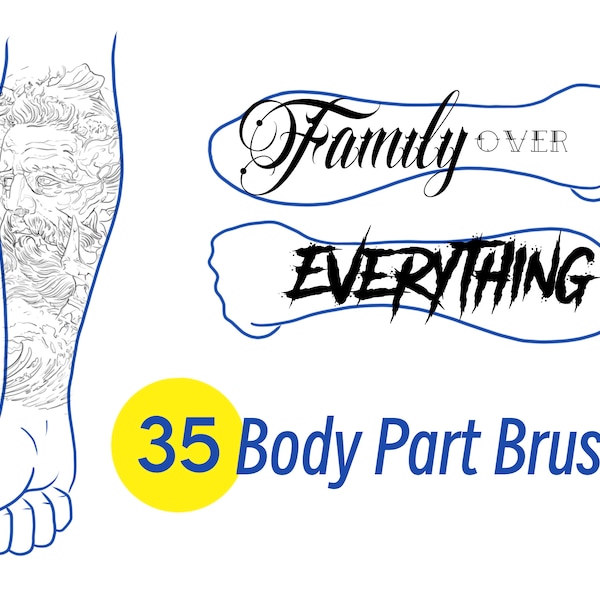 Tattoo Outlines Stencils - Etsy