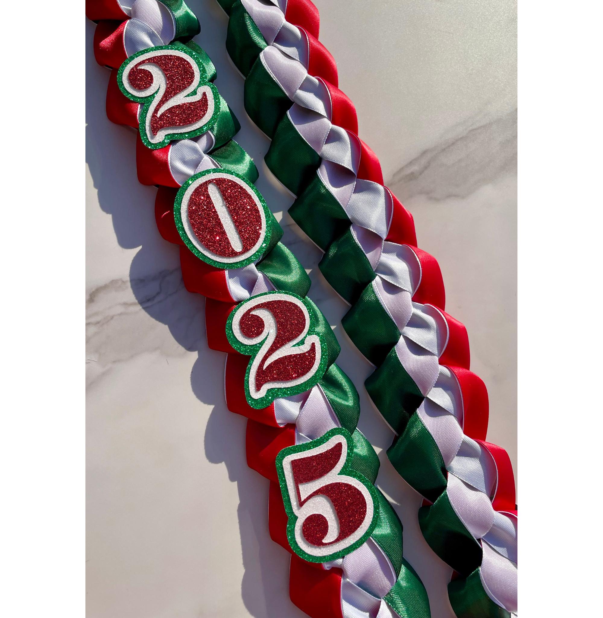 Mexican Flag Graduation Lei | Hispanic Grad Lei | Chicano Lei ...