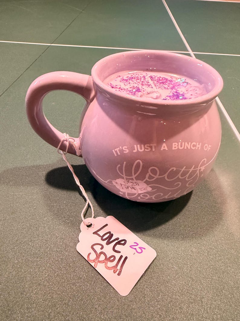Hocus Pocus Love Spell Scented Mug Candle - Etsy