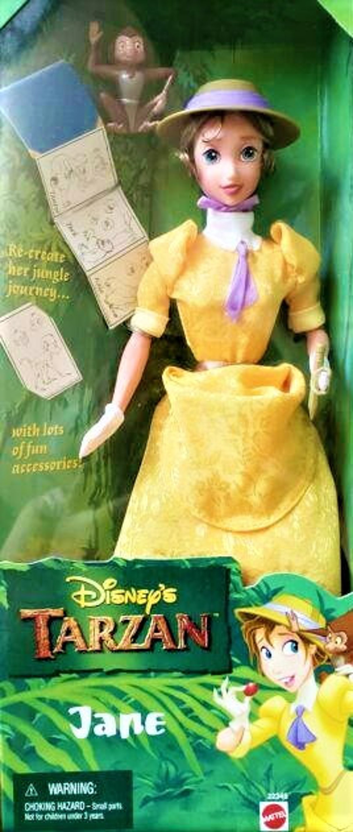 1999 Disney's Tarzan Jane Barbie Doll Mattel 22345 - Etsy