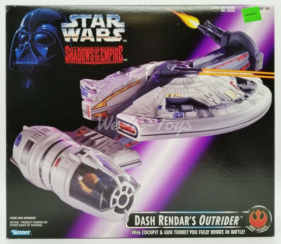 Star Wars SOTE Dash Rendar's Outrider Ship 1996 Kenner No. - Etsy