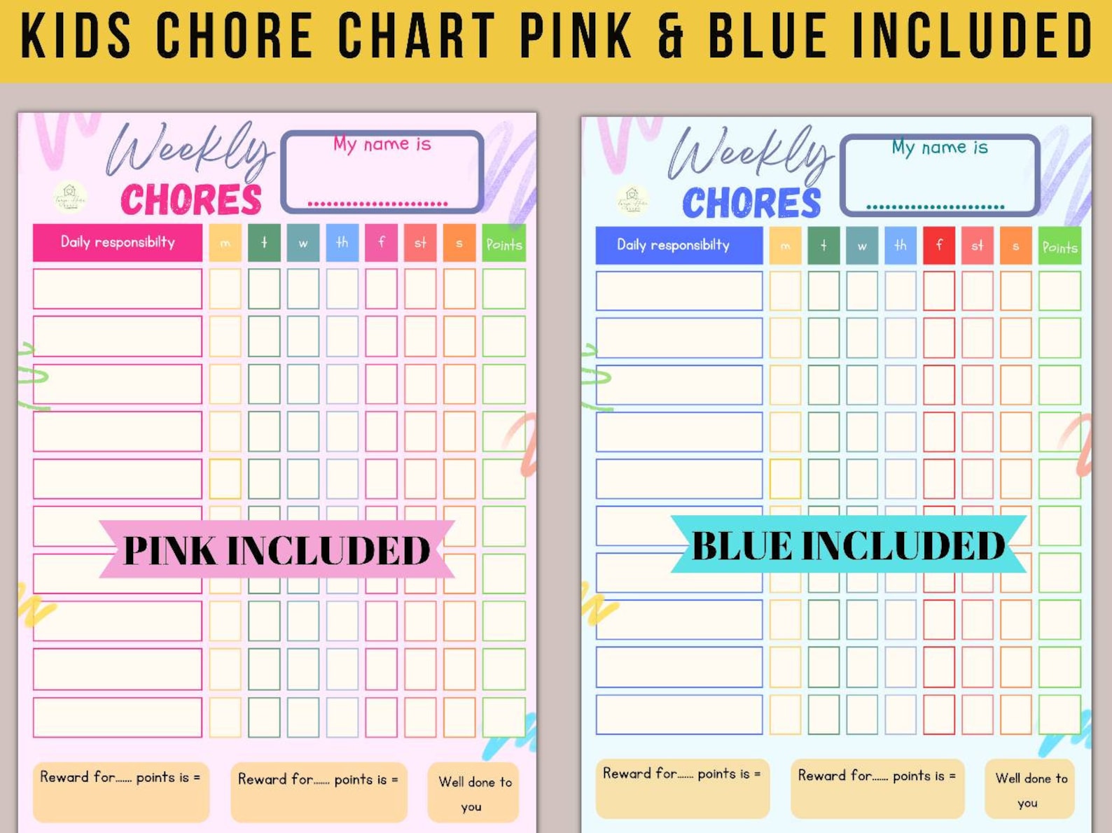 Family Cleaning Schedule, Kids Chore List, Cleaning Checklist, Cleaning ...