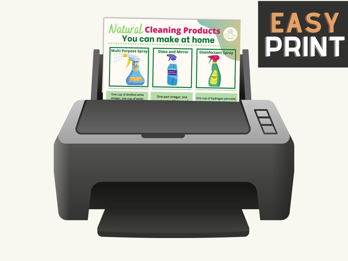 Homemade Cleaning Recipes | Printable Cleaning Recipes | Printable ...