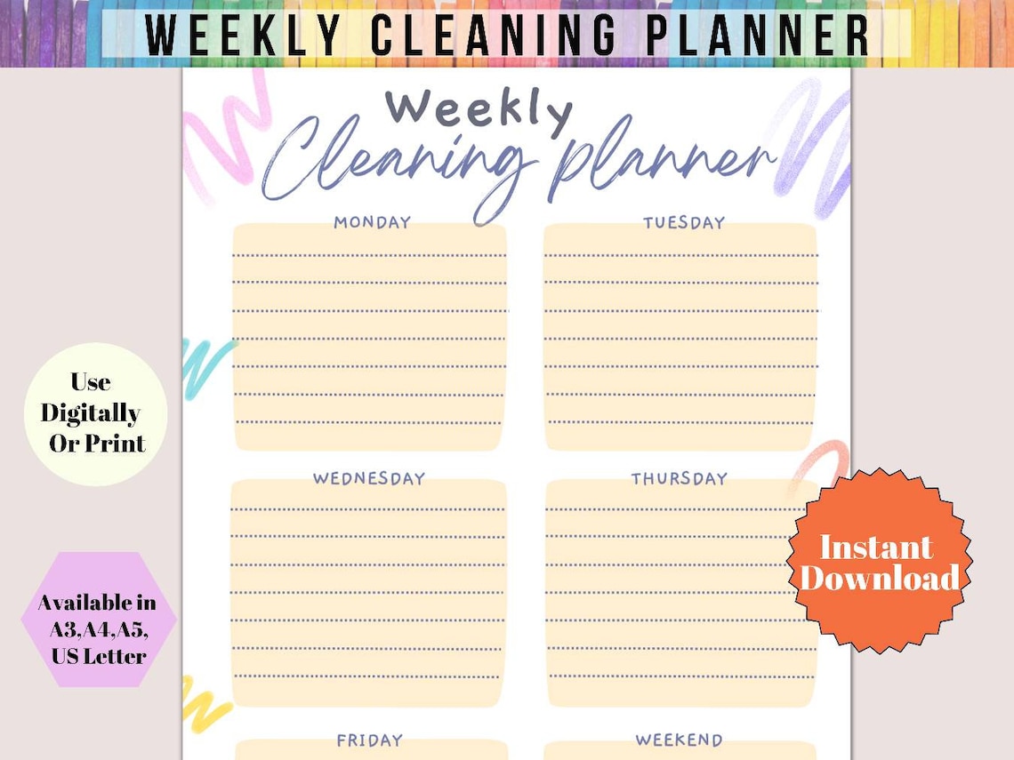 Family Cleaning Schedule, Kids Chore List, Cleaning Checklist, Cleaning ...
