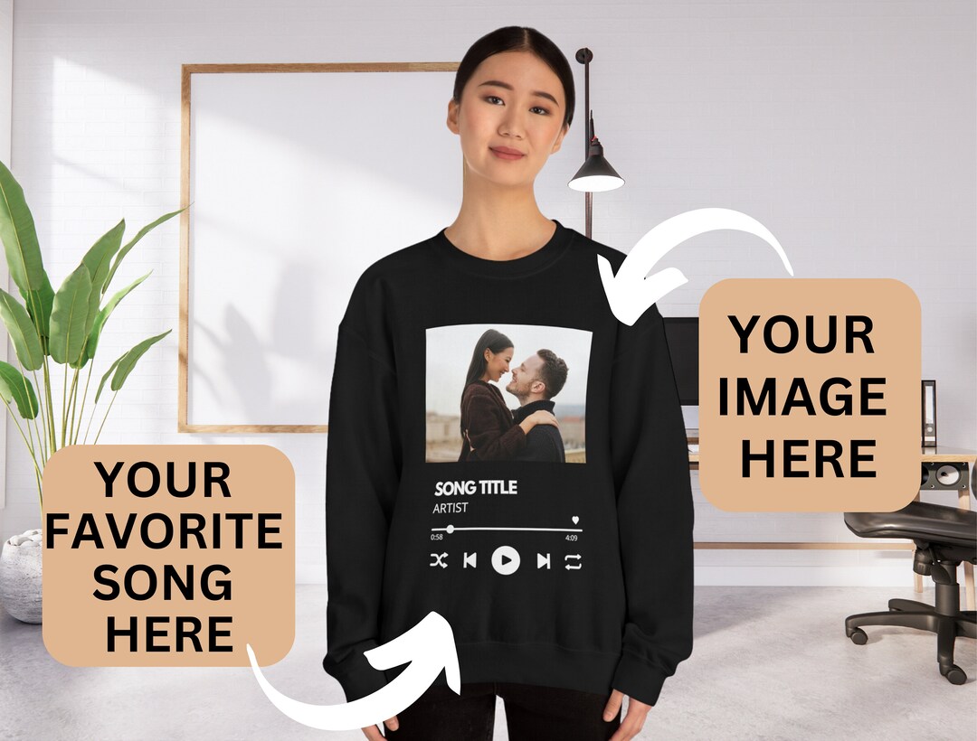 Personalized Sweater Playlist & Photo, Custom Made Gifts, Personalized ...