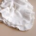 Ruffled Edge Knitted Blanket - Etsy