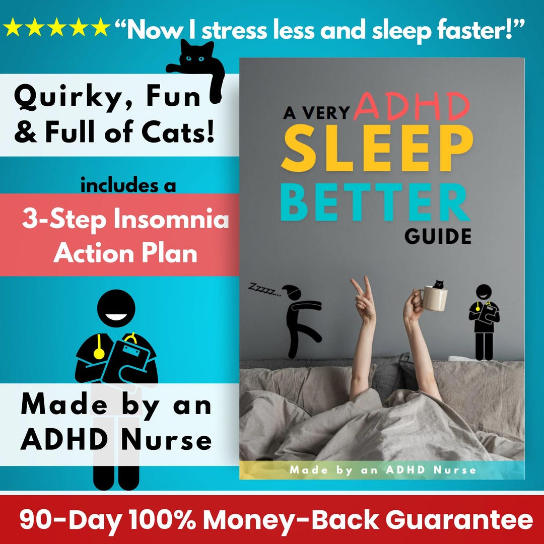 A Very ADHD Sleep Better Guide — How to Fix Your Sleep Problems & Stop Feeling so Damn Tired ...