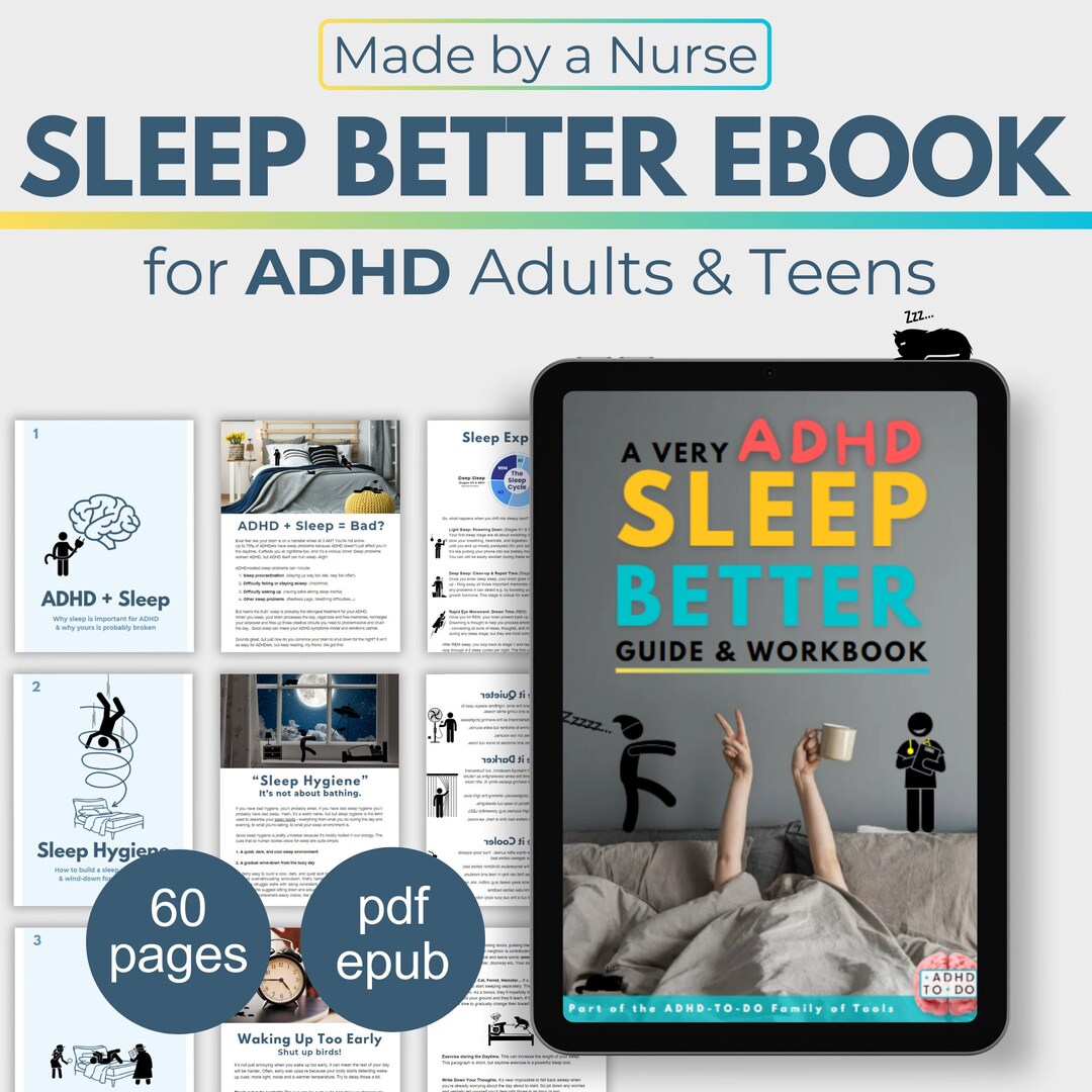 A Very ADHD Sleep Better Guide How to Fix Your Sleep Problems & Stop ...