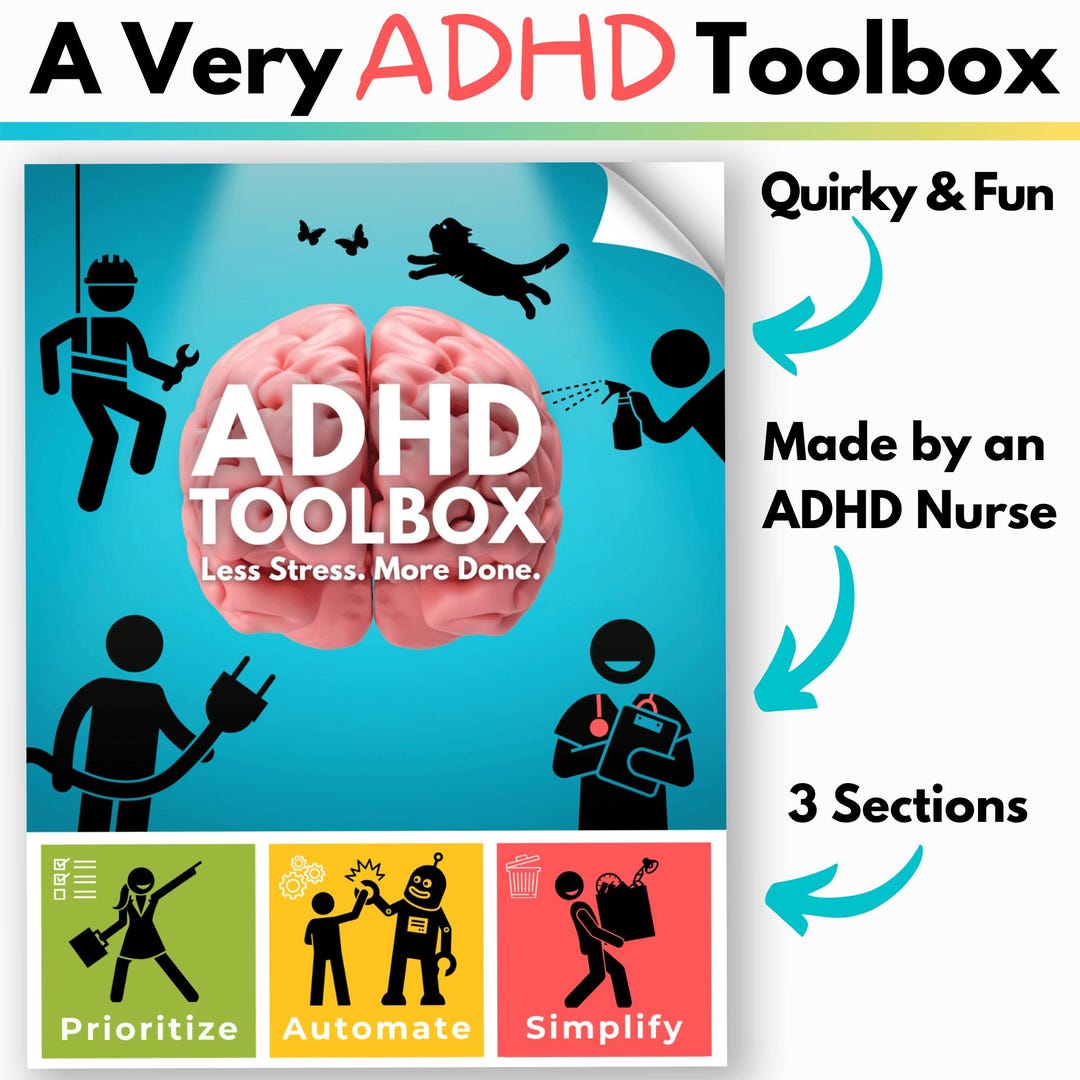 Made by a Nurse ADHD Planner for Adhd Adults & Adhd Teens Adhd ToDo ...