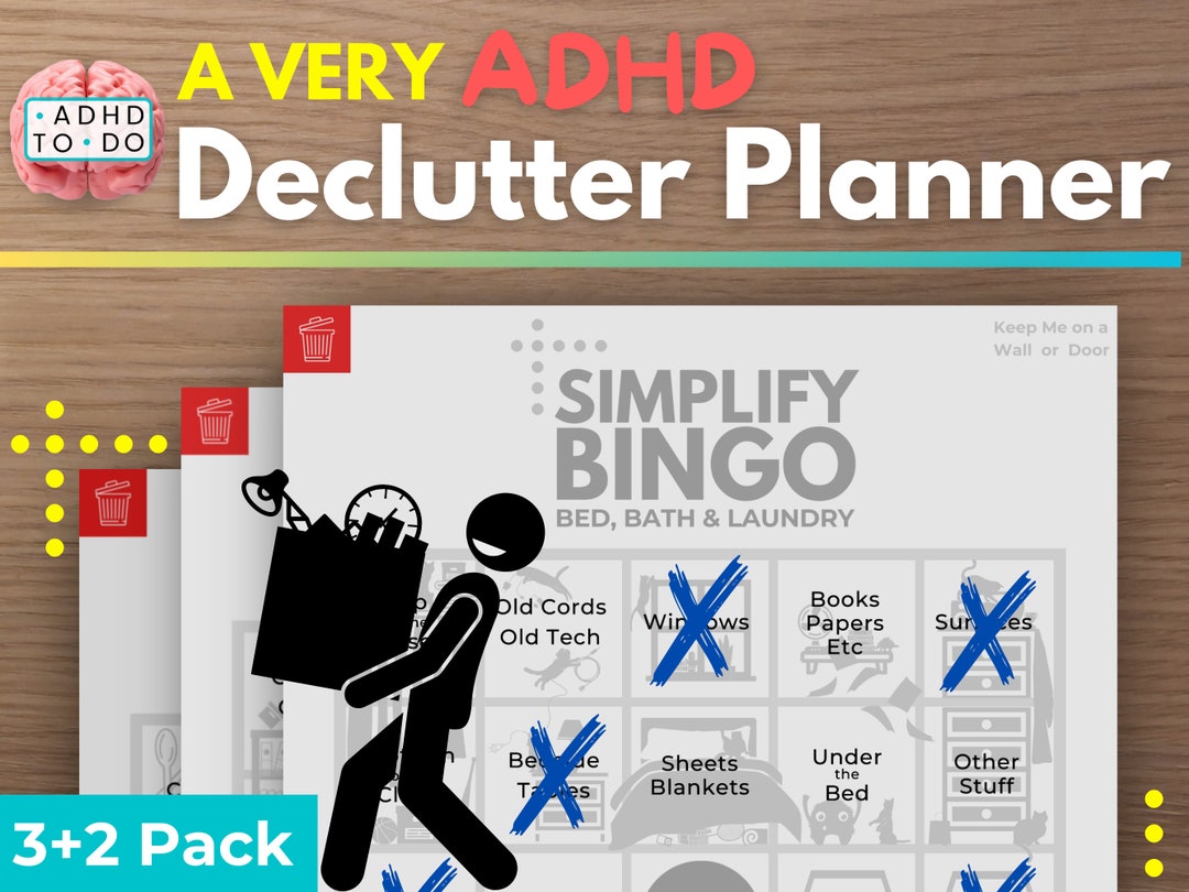 ADHD Declutter Planner | Printable ADHD Organizing Tools for ADHD ...