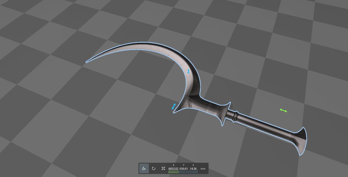 Dimitrescu's Daughter Sickle - Resident Evil Village - Stl - 3D Print ...