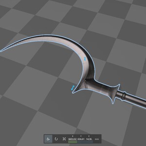 Dimitrescu's Daughter Sickle - Resident Evil Village - Stl - 3D Print ...