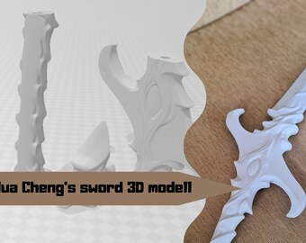 E-ming Scimitar 3D Model of Hua Cheng From Tian Guan Ci Fu Cosplay ...
